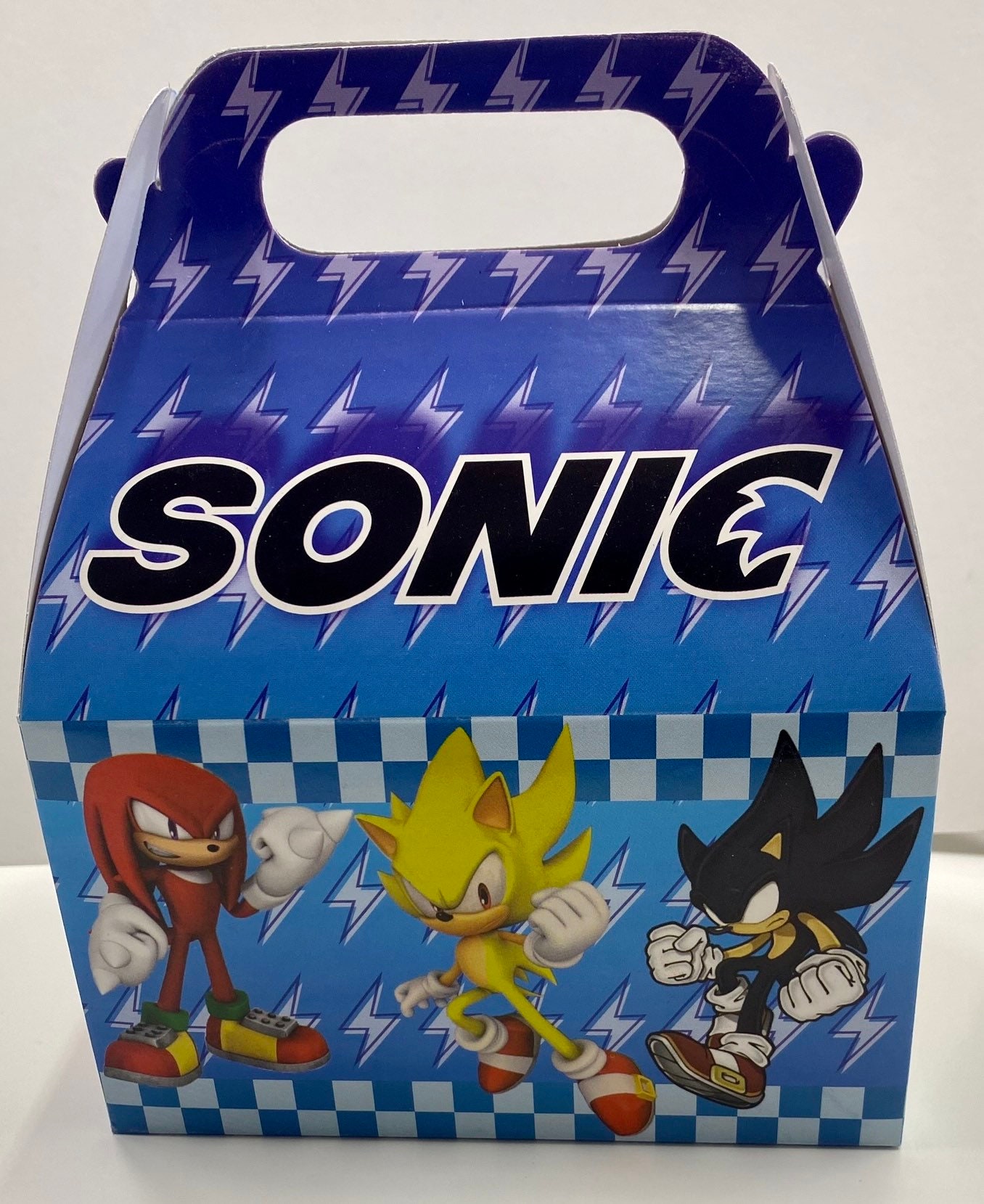 Inspired in Sonic Party Favor Boxes 12 Ct - Etsy