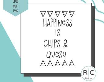 Chips and Queso Svg - Etsy