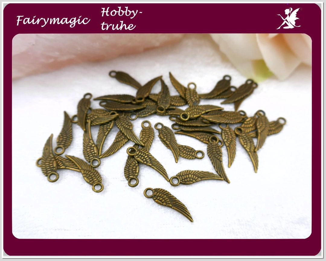 10 / 30 / 50 or 100 Mini Angel Wings Wings Mini Pendant 17 X 5 - Etsy
