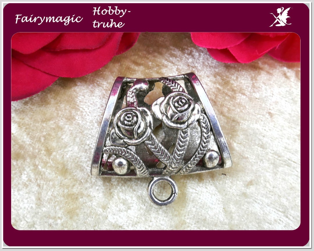 1 / 5 or 10 Pendant Loops Scarf Loops Old Silver Colored - Etsy