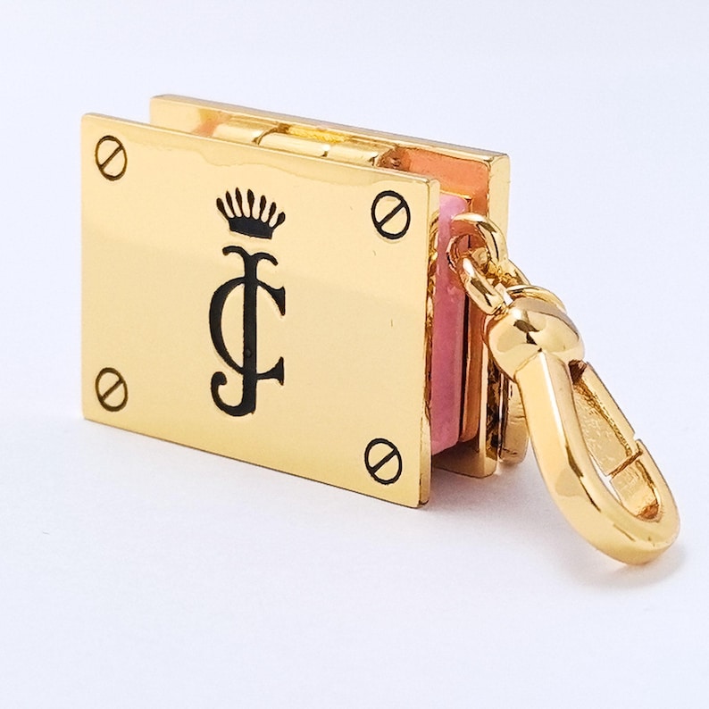 Juicy Couture Square Chocolate Box Pendant, Necklace Charm, Bag ...