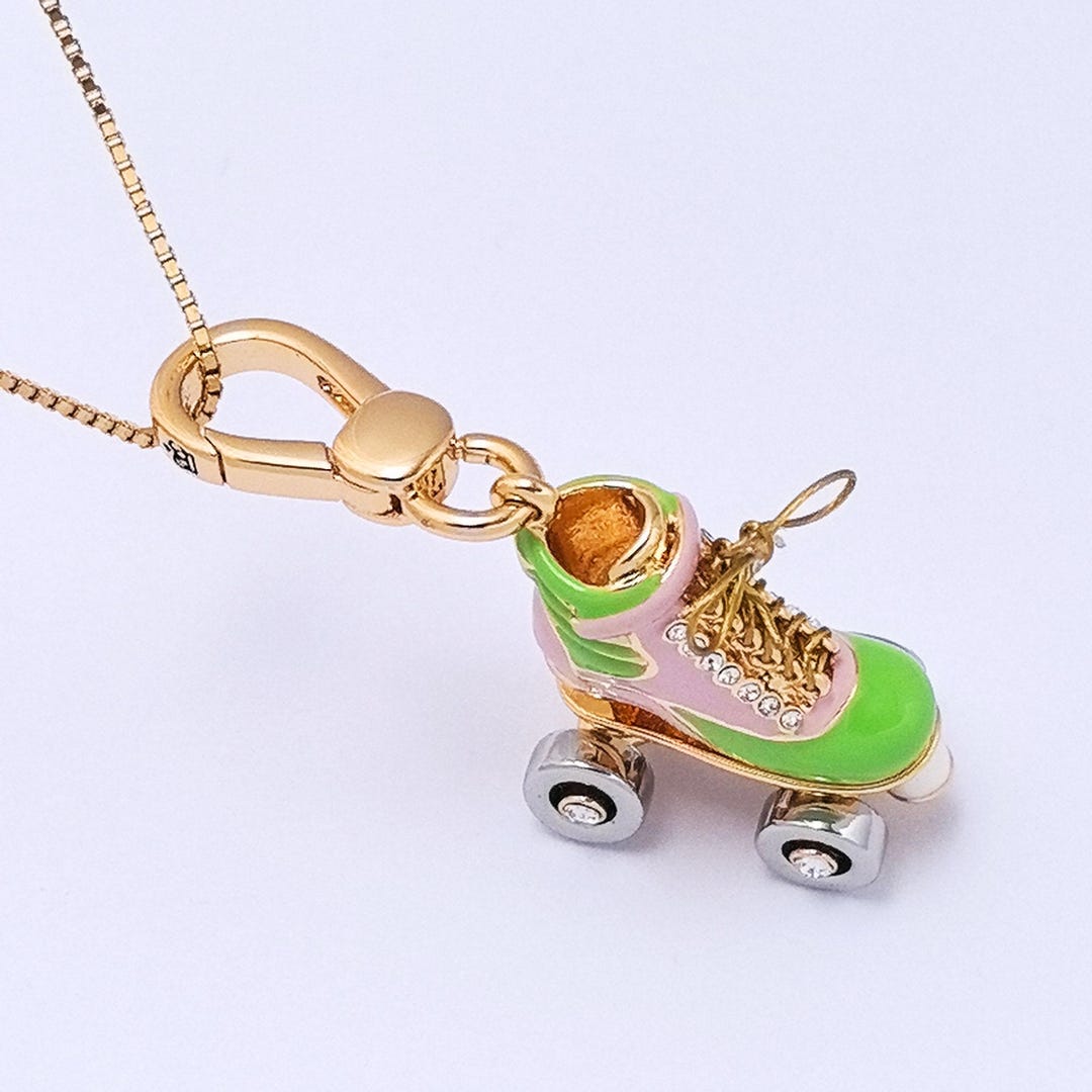 Juicy Couture Roller Skates Pendant, Necklace Charm, Bag Accessory - Etsy