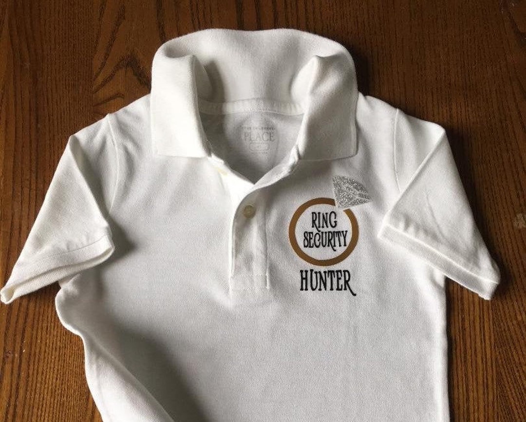 Personalized Ring Bearers Shirt - Etsy