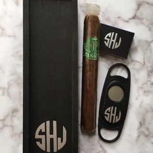 Personalized Cigar Gift Box - Monogrammed Cigar Gift Box With ...
