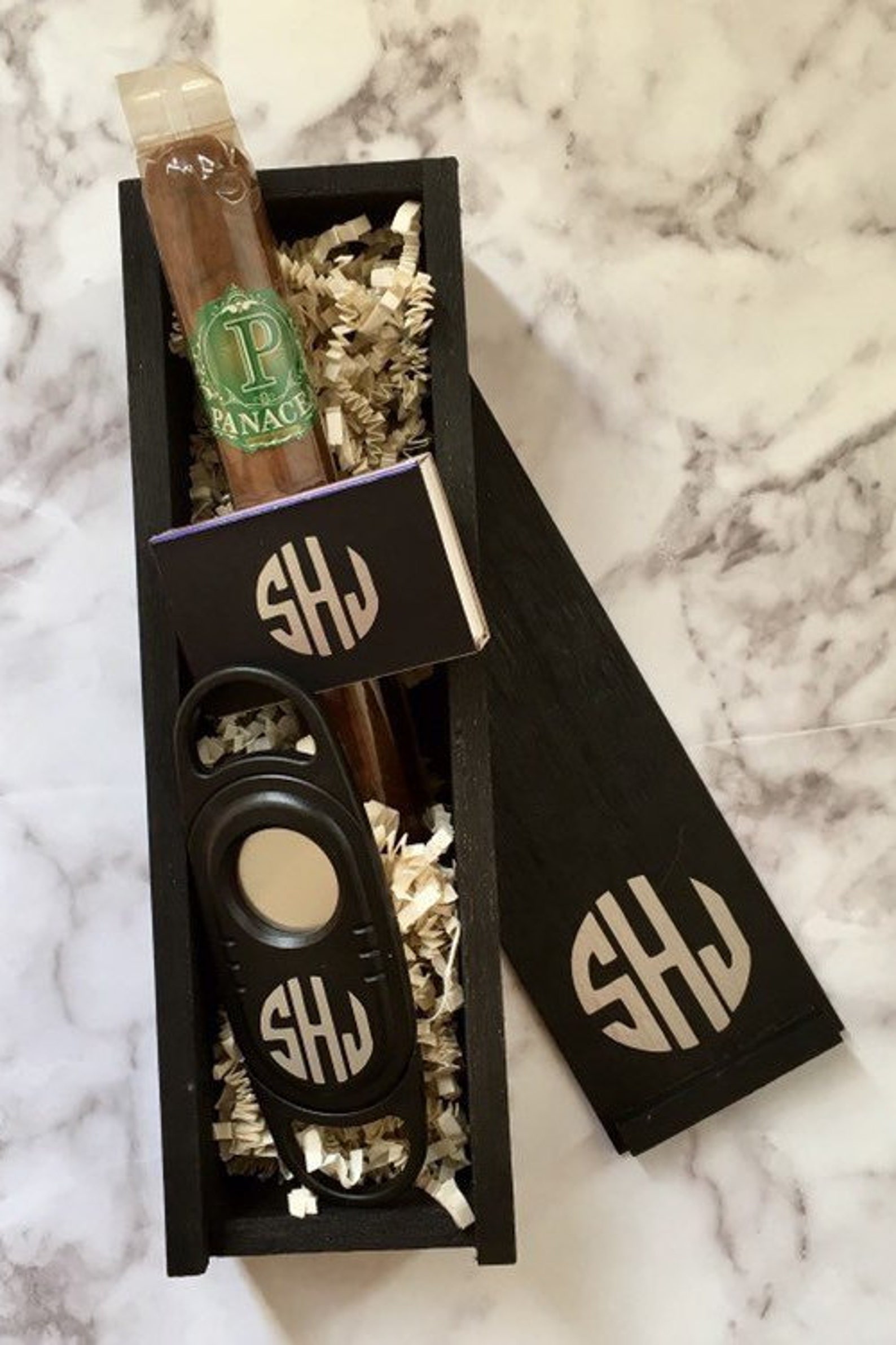 Personalized Cigar Gift Box Monogrammed Cigar Gift Box With - Etsy