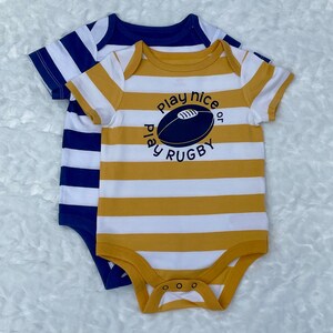 Kids Rugby Shirt - Baby Rugby Bodysuit - Play Nice or Play Rugby - Etsy