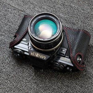 Minolta X700 X300 XD Handmade Camera Protection Cowhide Leather Case ...