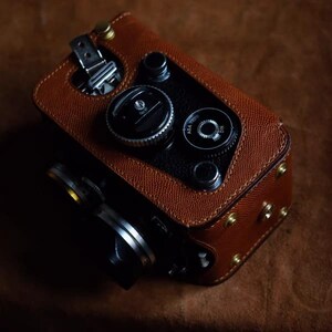 Rolleiflex 3.5f 2.8f Handmade TLR Camera Protection Cowhide Leather ...