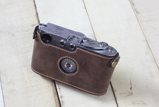Leica M3 HandMade Camera protection Cowhide leather case Bag | Etsy