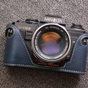 Minolta X700 X300 XD Handmade Camera Protection Cowhide Leather Case ...
