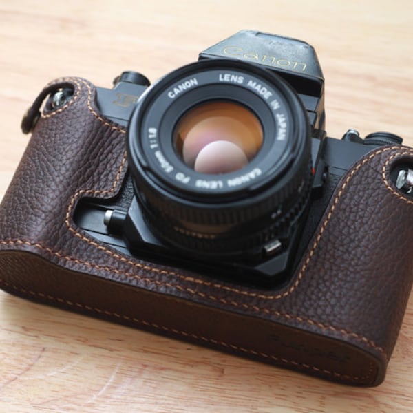Canon New F1 Leather Half Camera Case - Etsy
