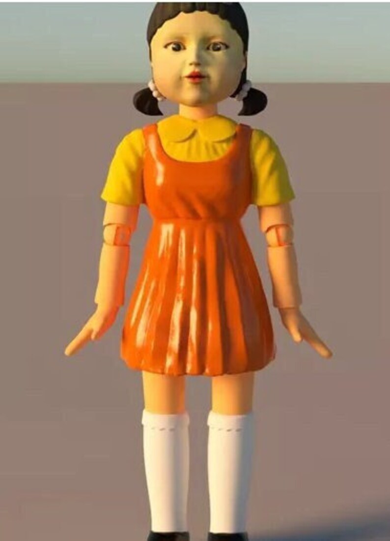 Poupee articulee squid game stl fichier 3D - Etsy France