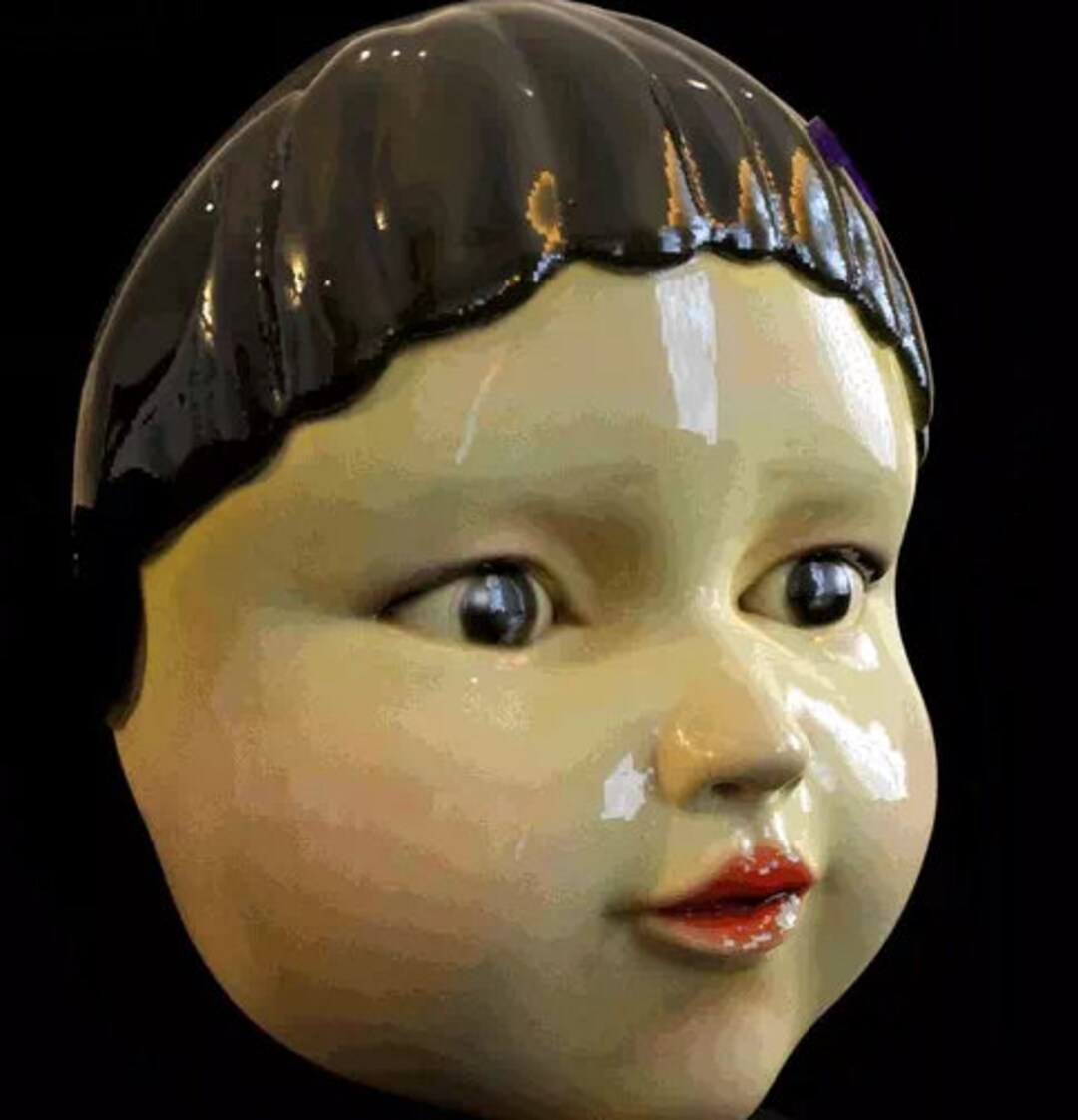 Mask Poupee Squid Game File 3D STL Doll Mask - Etsy