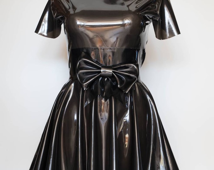 Latex Rubber Princess Skater Dress Basic Latexdress - Etsy.de