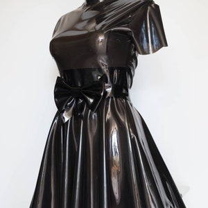 Latex Rubber Princess Skater Dress Basic Latexdress - Etsy.de