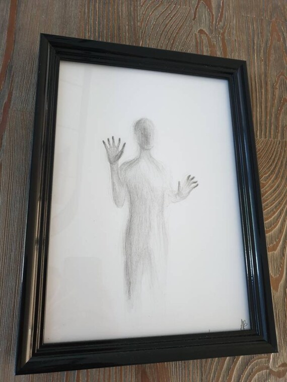 Hand-made drawing with frame Art & Collectibles Pen & Ink Drawing ...