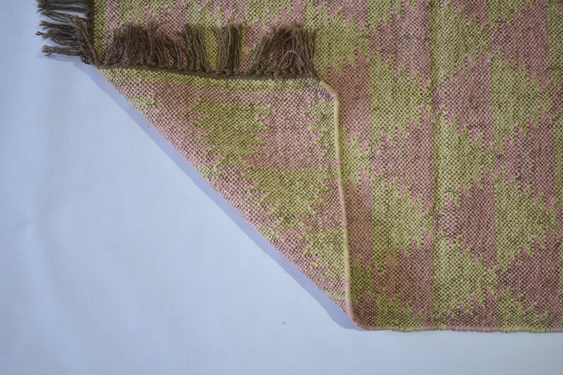 Hand Woven Jute Out/in Door Mat 2x3 Feet Ikat Small Rug Indian - Etsy