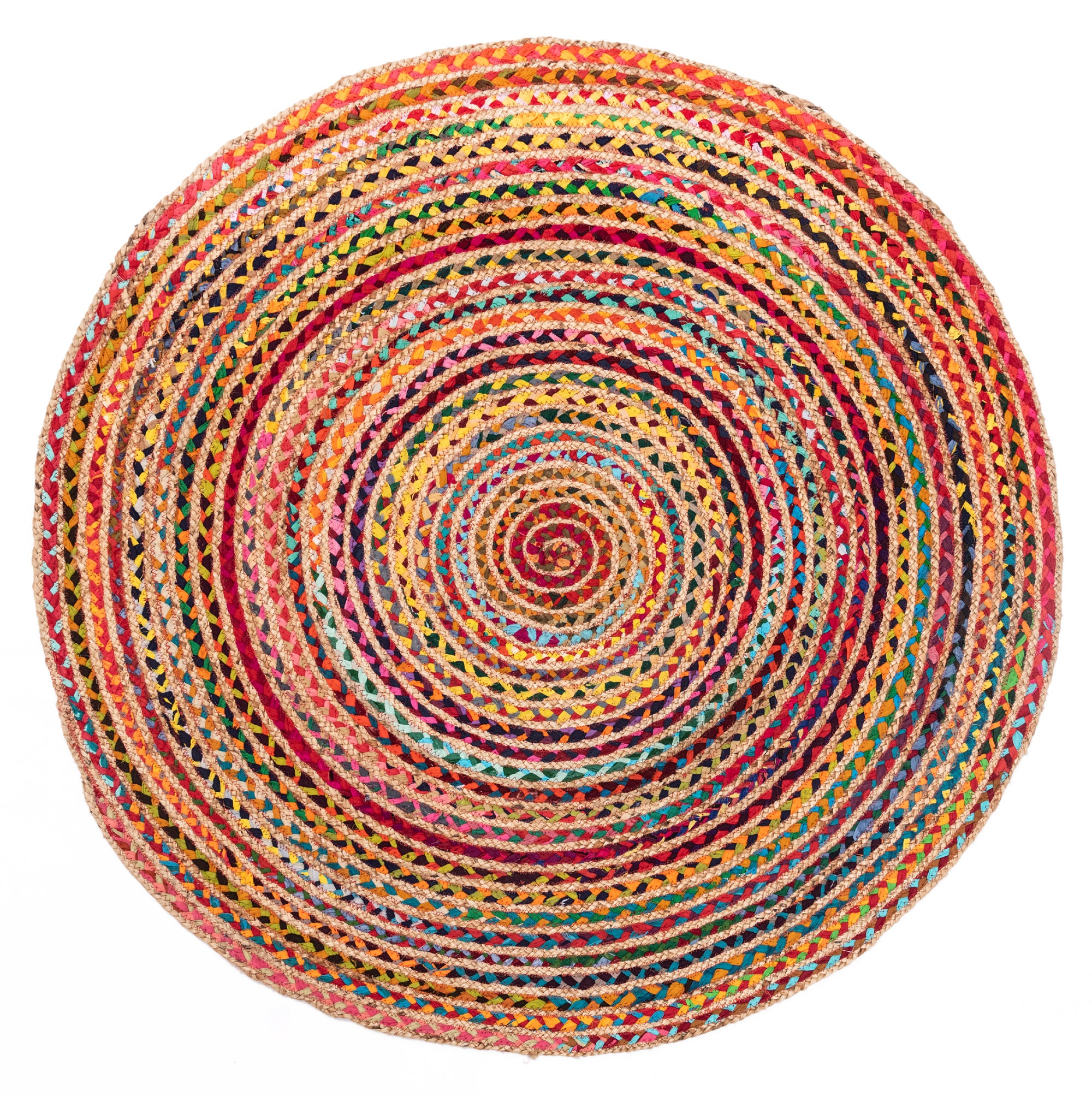 Jute Chindi Rug Cotton Chindi Braided Rug Jute Chindi - Etsy