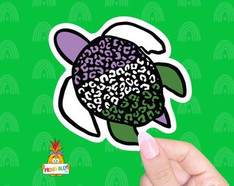 Gay Turtle Sticker - Etsy