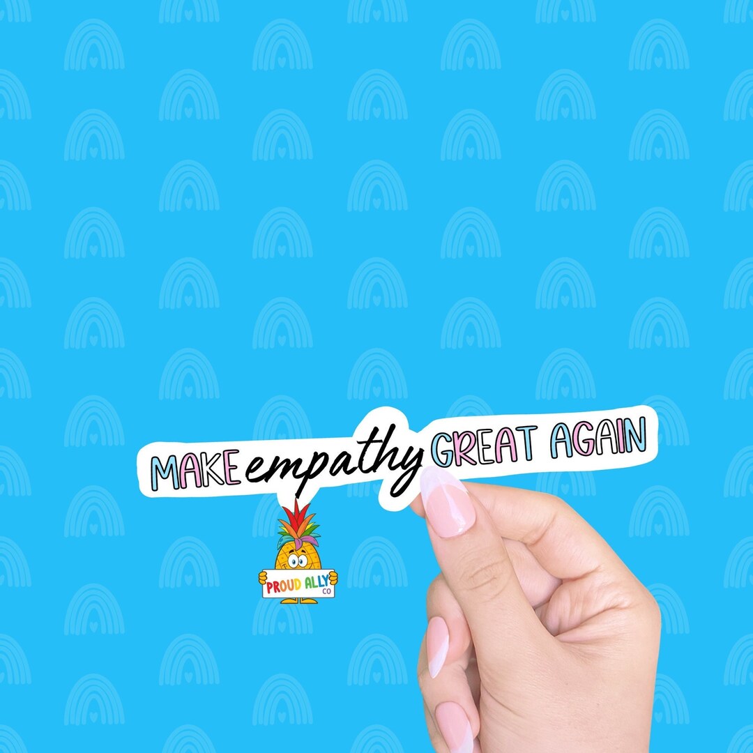 TRANS Sticker Make Empathy Great Again LGBTQ Stickers Queer Sticker ...