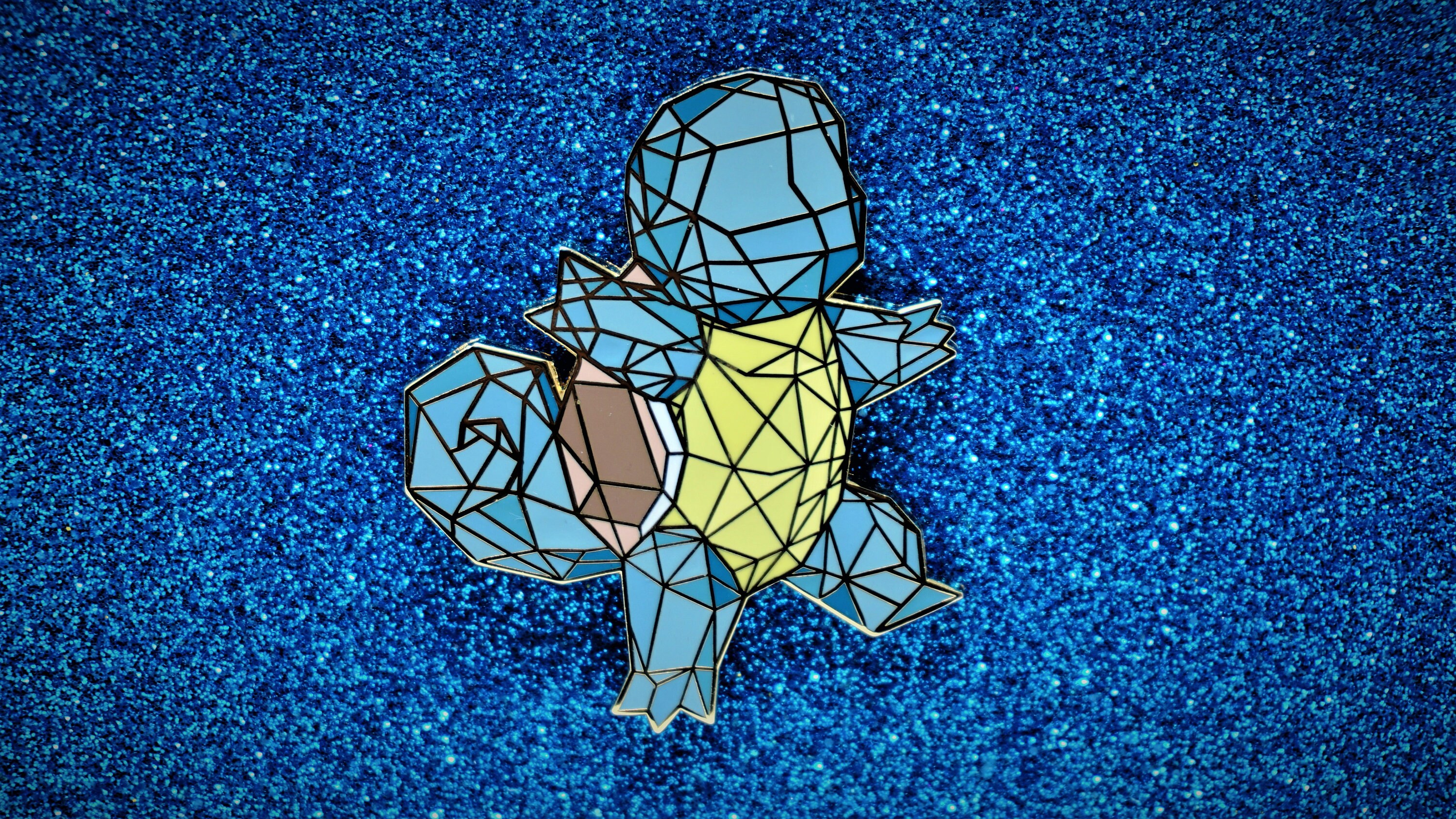 Pokemon Sword Shield Geometric Gold Enamel Geometry Pin - Etsy