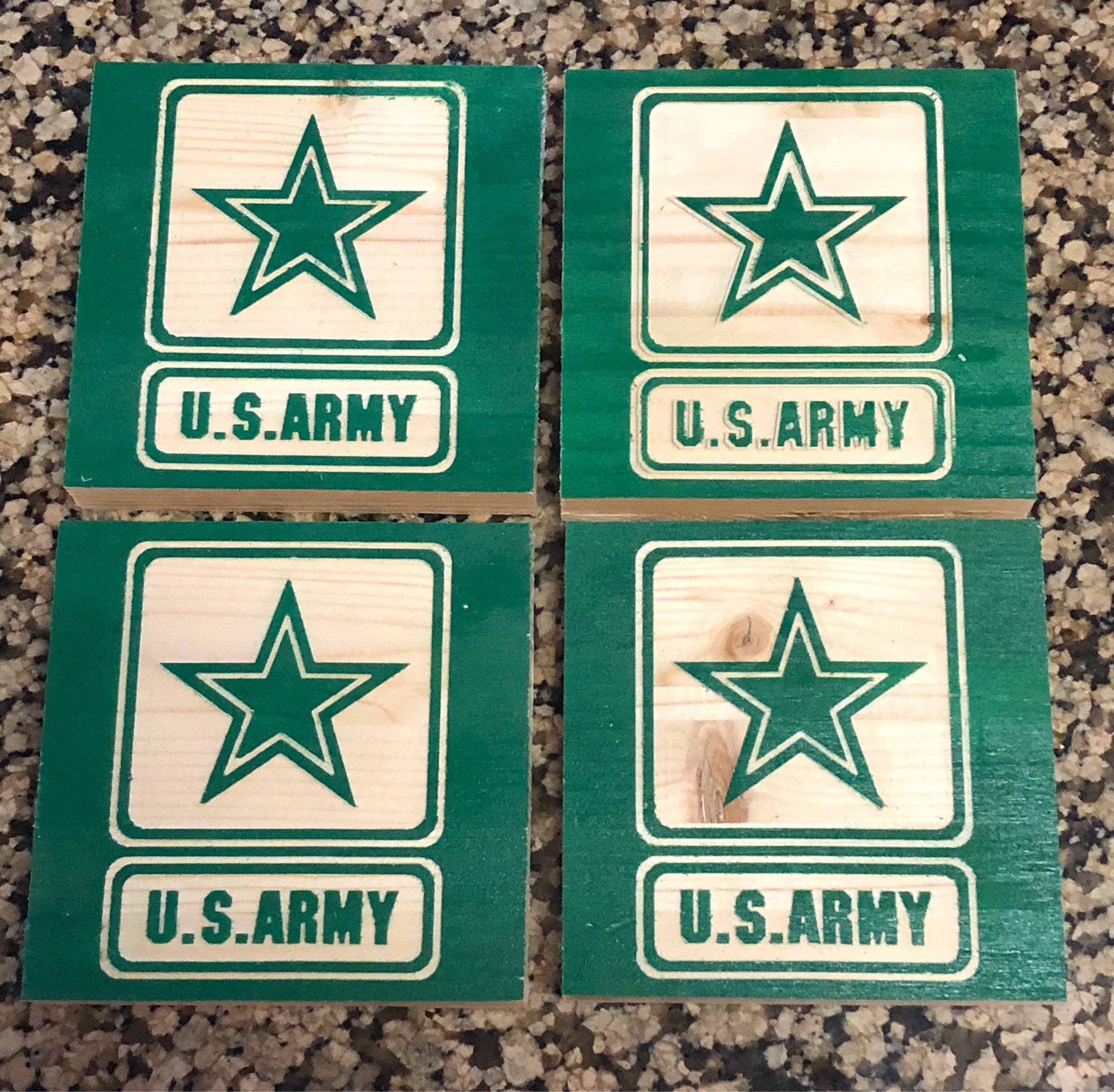 US Army Drink Coasters - Etsy