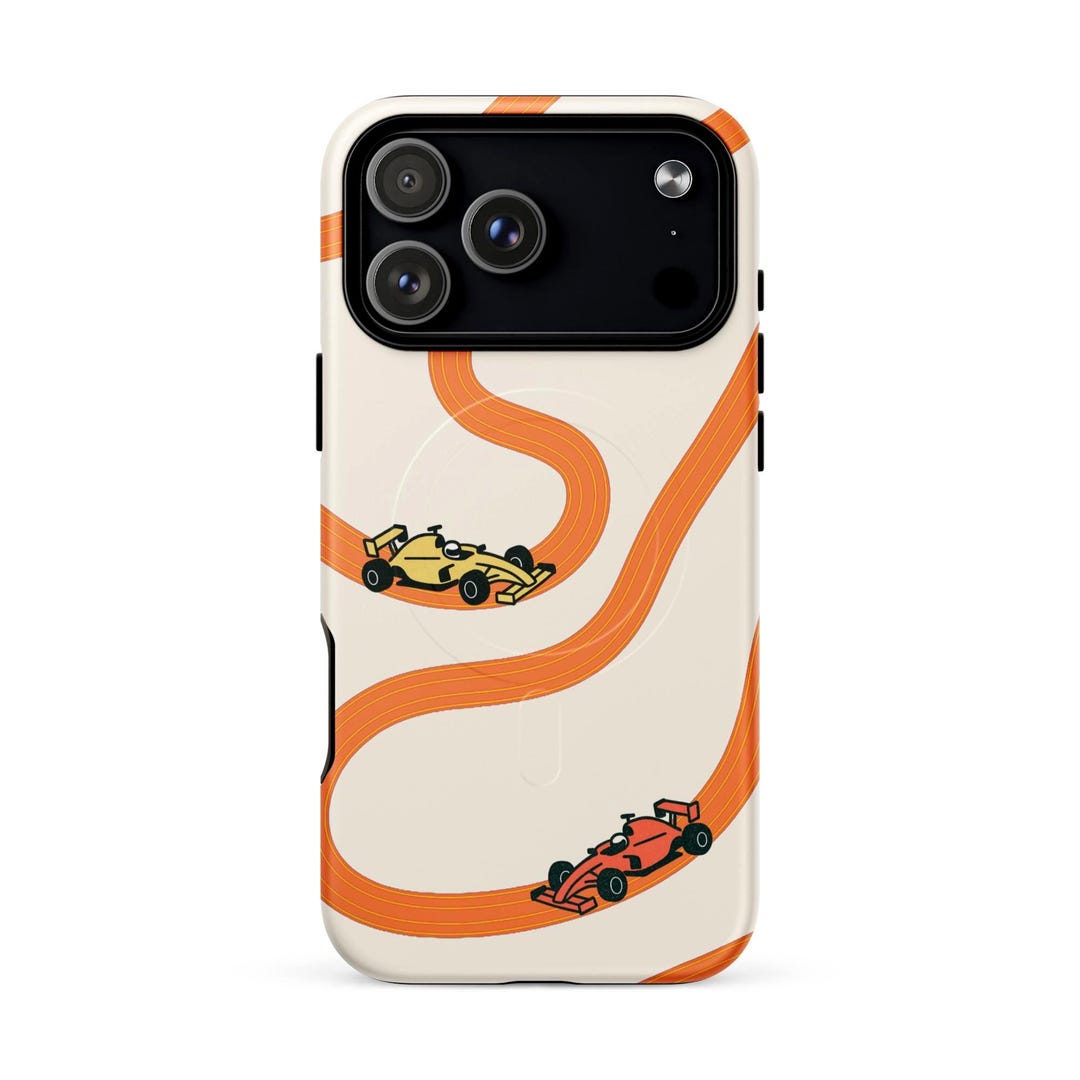 Magsafe F1 Inspired Papaya Racing Phone Case | Magsafe Tough Case for ...