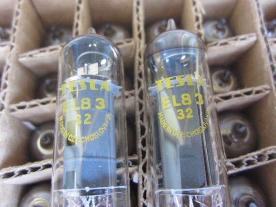 2 X EL83 SV83 6P15P-EV Tesla new Nos SAME CODES Old - Etsy
