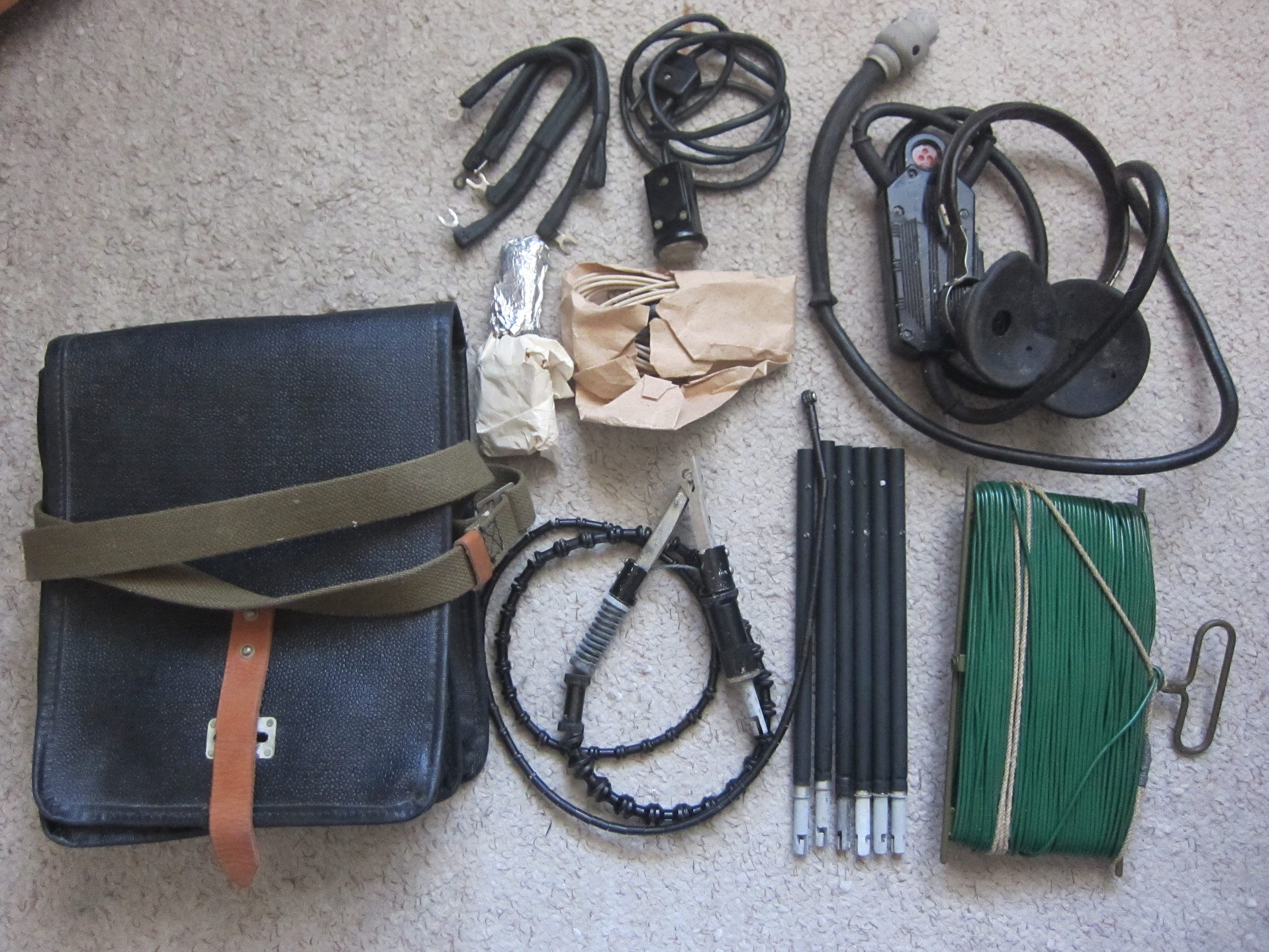 1x VINTAGE SOVIET Radio Station KIT (kulikov's, Beverage's Antenna ...