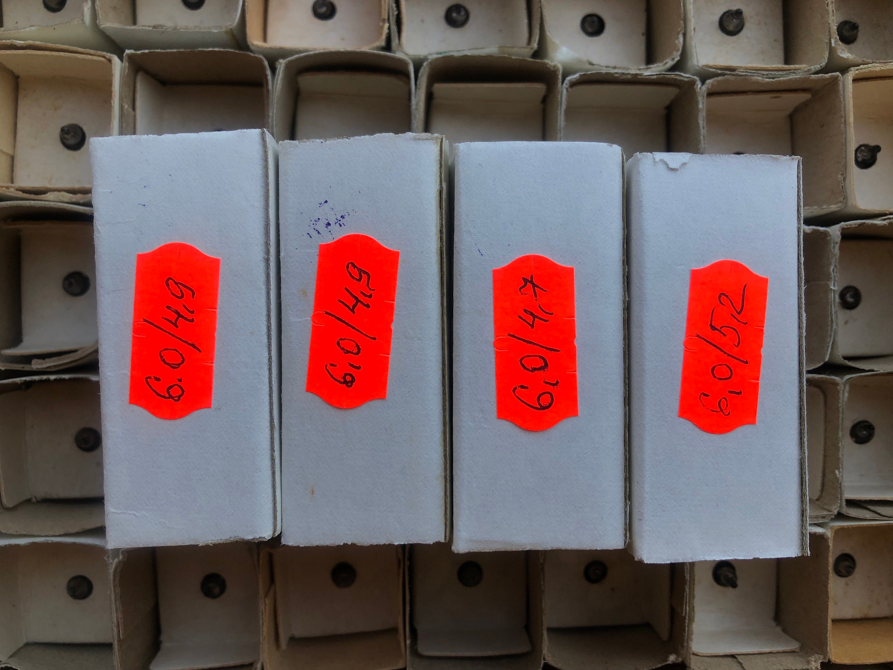 4x Rarest Vintage 6J1P-EV OSM Series Gold Grid EF95, 6AK5, 6F32 Little Dot Amp, HF Pentode new ...