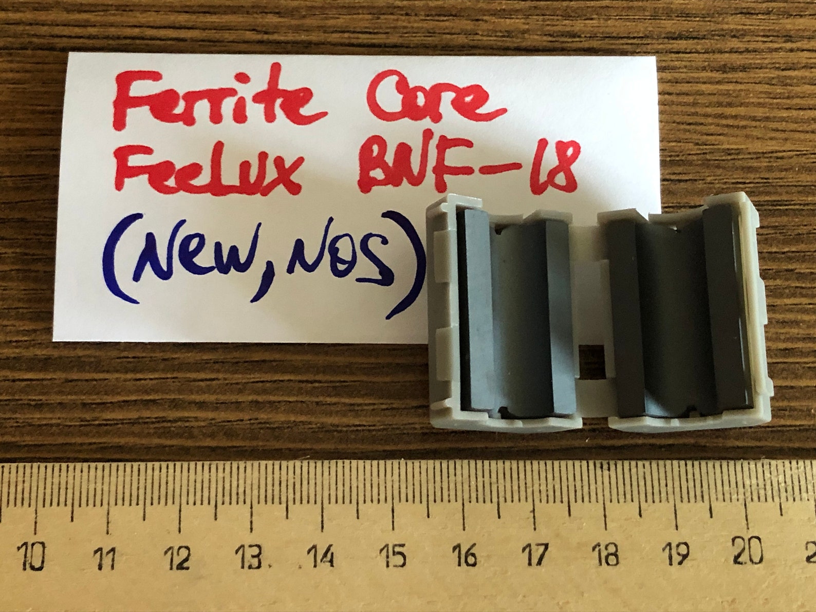 10 x NUOVO Feelux BNF-18 Split Ferrite Core EMI Interference Filter ...