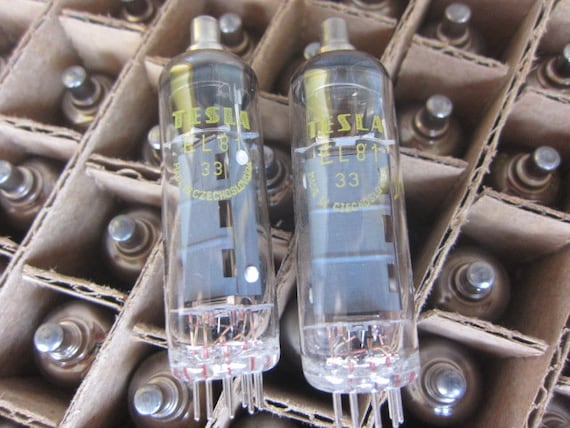 2x TESLA EL81 / E81L / 6CJ6 / CV2721 new Nos SAME CODES - Etsy