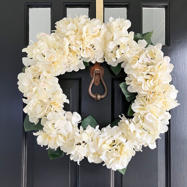 Hydrangea Wreath - Etsy