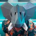 Elephant Mask | DIY Paper Mask, Printable Template, Papercraft, 3D Mask ...