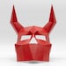 Demon Mask, Devil Mask | DIY Paper Mask, Printable Template, Papercraft ...