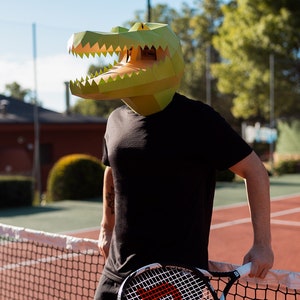 Crocodile Mask, Alligator Mask | DIY Paper Mask, Printable Template ...