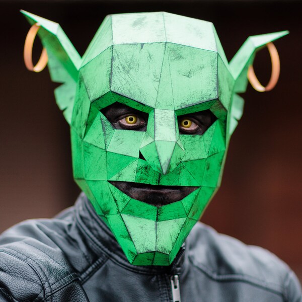 Green Goblin Mask - Etsy