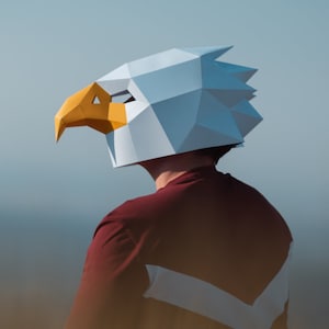 Eagle Mask, Falcon Mask | DIY Paper Mask, Printable Template ...
