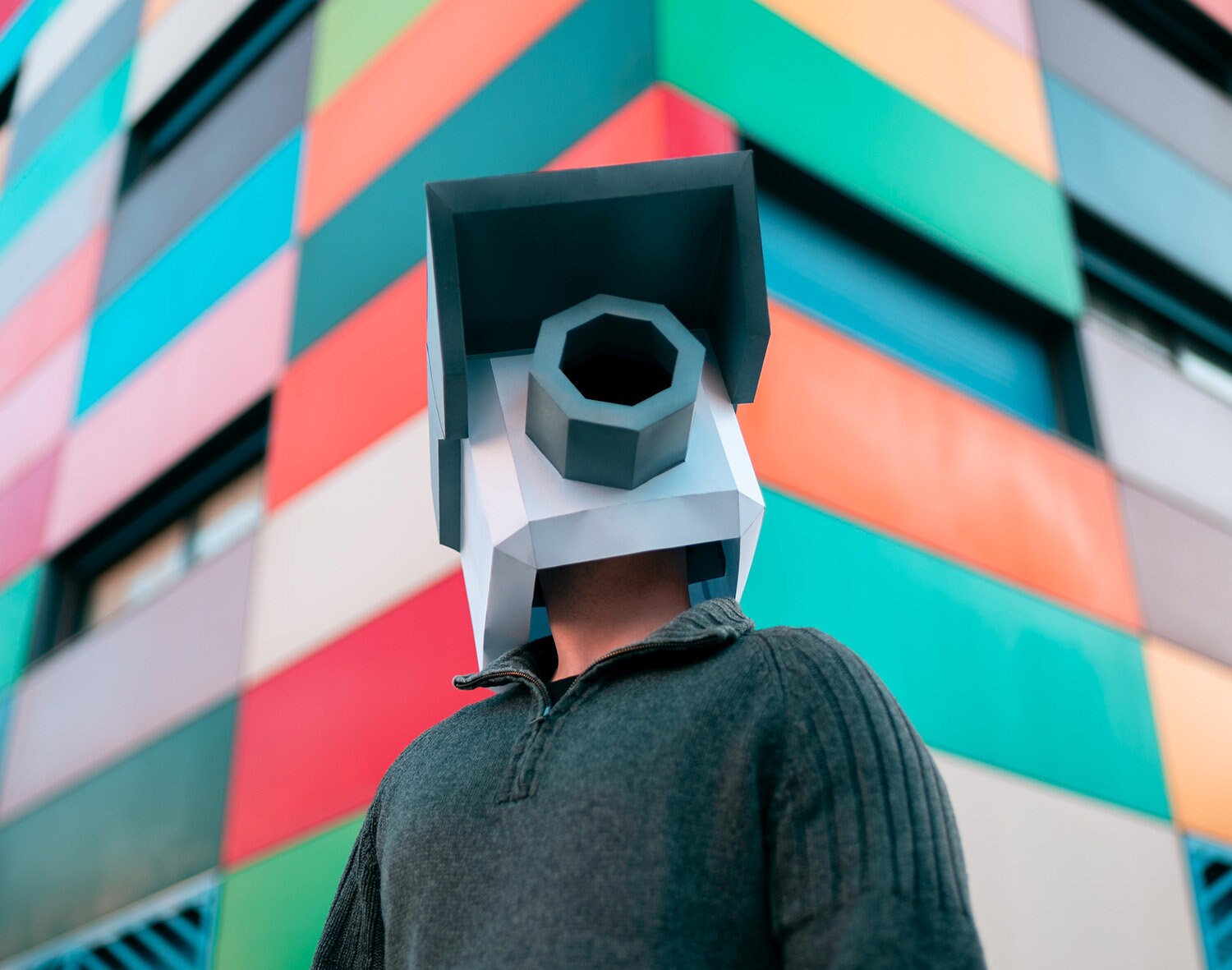 Security / Video Camera Mask, Skibidi Toilet | DIY Paper Mask ...
