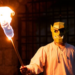 Orc Mask / Ogre Mask | DIY Paper Mask, Printable Template, Papercraft ...