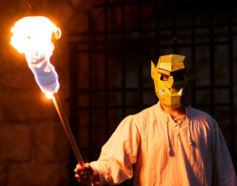 Orc Mask / Ogre Mask DIY Paper Mask Printable Template - Etsy