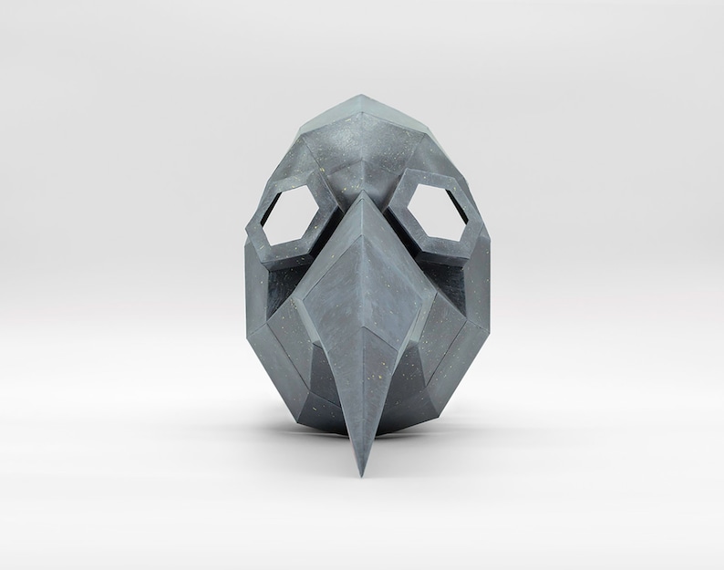 Plague Doctor Mask | DIY Paper Mask, Printable Template, Papercraft, 3D ...