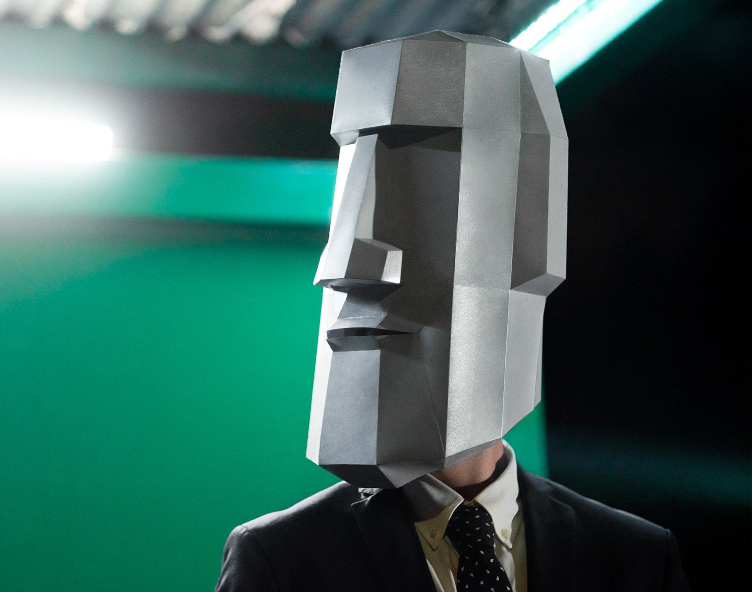 Moai Mask DIY Paper Mask Printable Template Papercraft 3D | Etsy