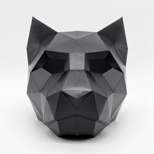 Panther Mask, Jaguar Mask | DIY Paper Mask, Printable Template ...