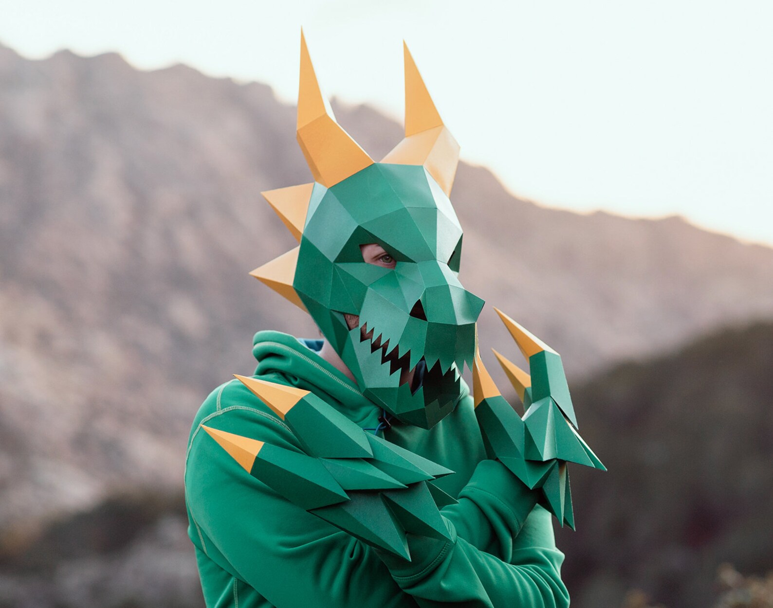 Dragon Claws, Dinosaur Claws | DIY Paper Claws, Printable Template ...