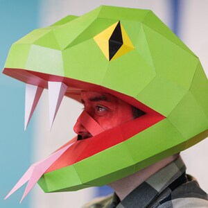 Snake Mask, Cobra Mask | DIY Paper Mask, Printable Template, Papercraft ...