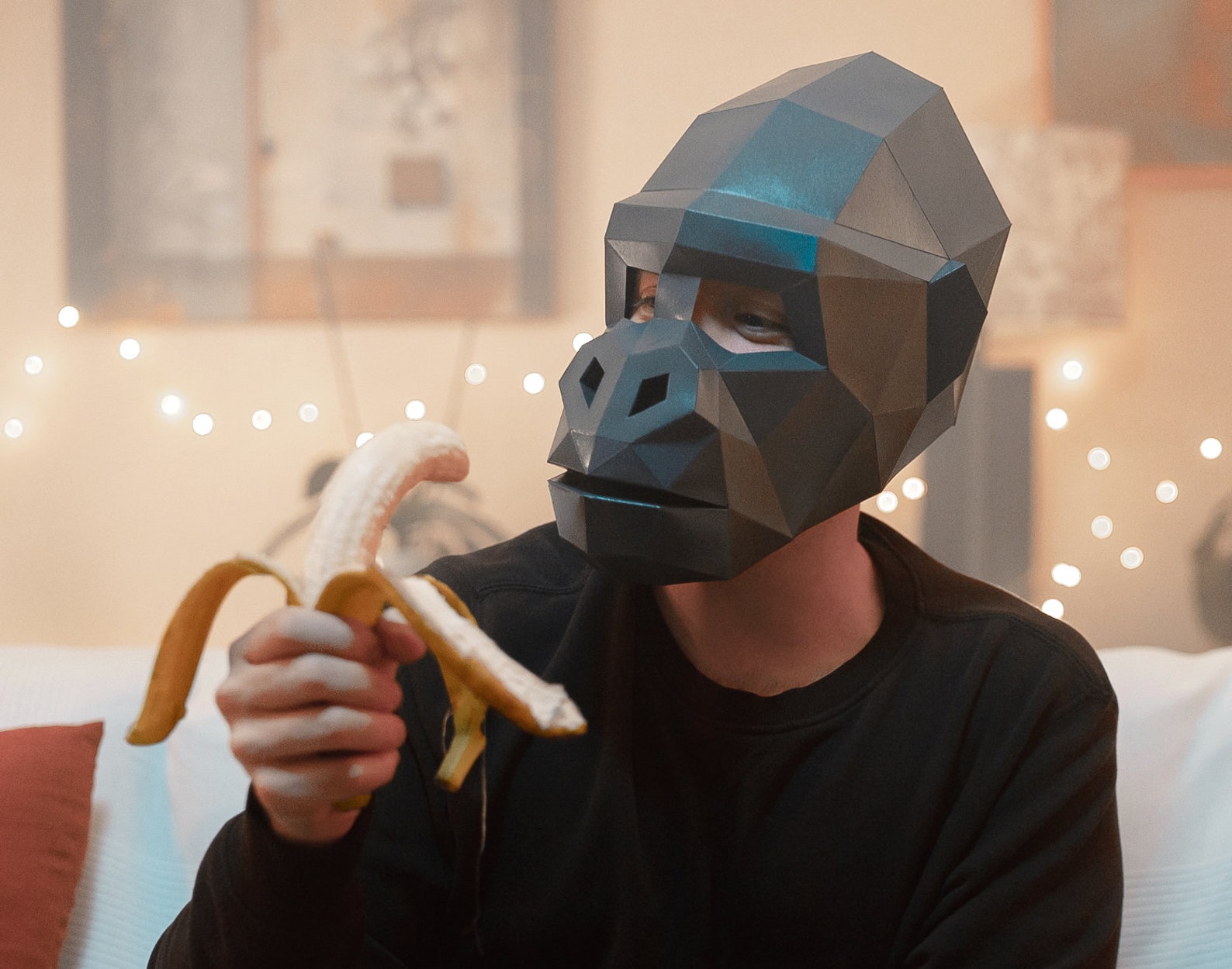 Gorilla Mask DIY Paper Mask Printable Template Papercraft - Etsy Canada