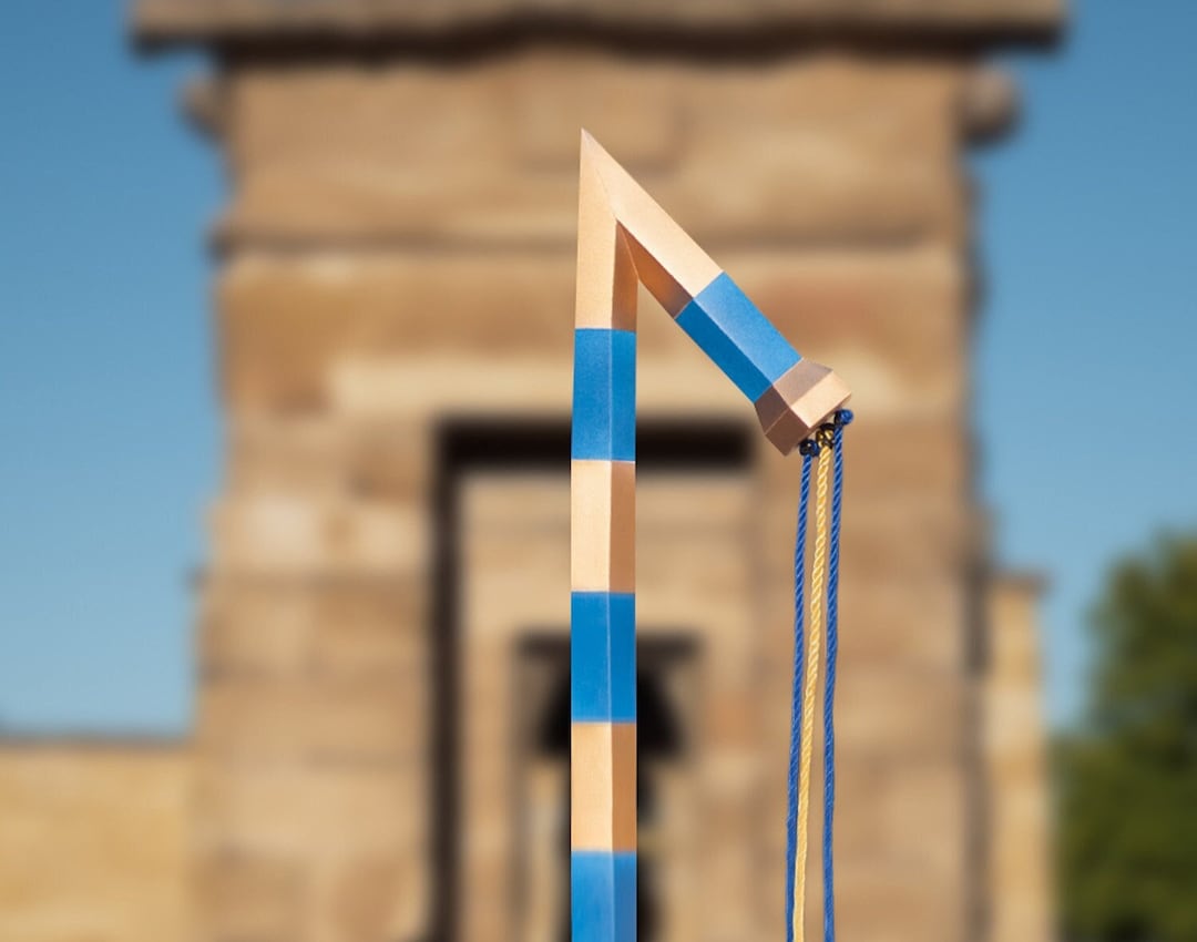 Gold and Blue Egyptian Cane | Flail | DIY Accessory / Complement for ...