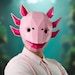 Axolotl Mask | DIY Paper Mask, Printable Template, Papercraft, 3D Mask ...