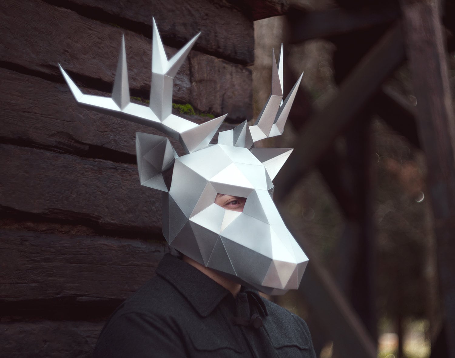 Deer Mask Reindeer Mask DIY Paper Mask Printable Template - Etsy Canada